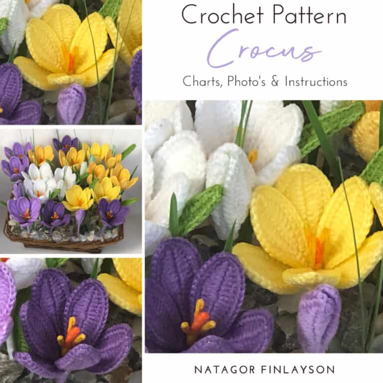 Crochet Crocus Pattern - Natagor Finlayson
