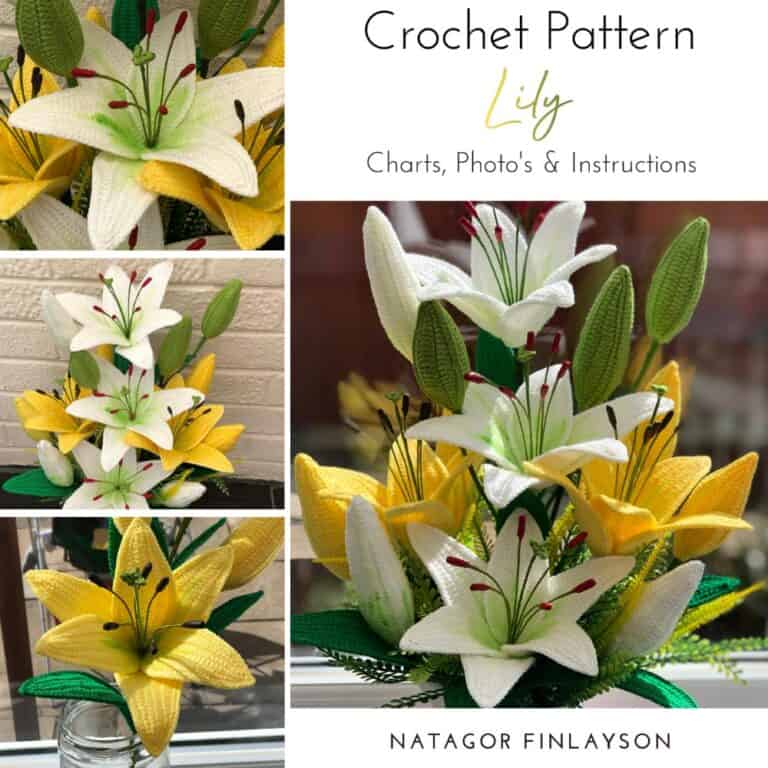 Crochet Lily Pattern - Natagor Finlayson