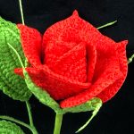 Hybrid Tea Rose Crochet Pattern - Natagor Finlayson
