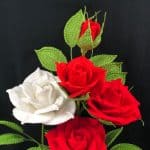 Hybrid Tea Rose Crochet Pattern - Natagor Finlayson